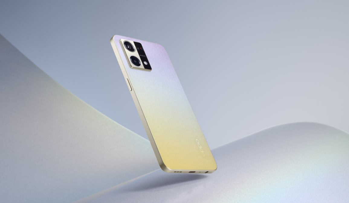 El nuevo Reno7 de 256GB mantiene el icónico diseño OPPO Reno Glow ...