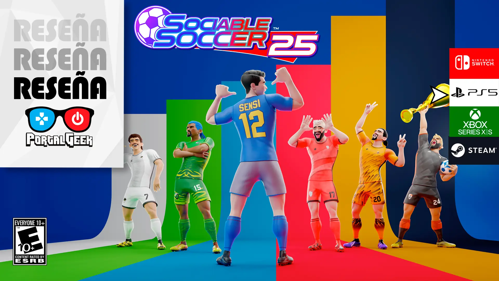 Sociable Soccer 25 - Reseña: Fútbol al mejor estilo arcade clásico ...
