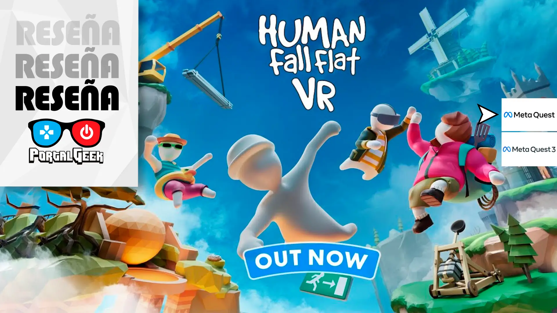 Human Fall Flat VR - Reseña: Caídas y risas ahora virtuales - PortalGeek